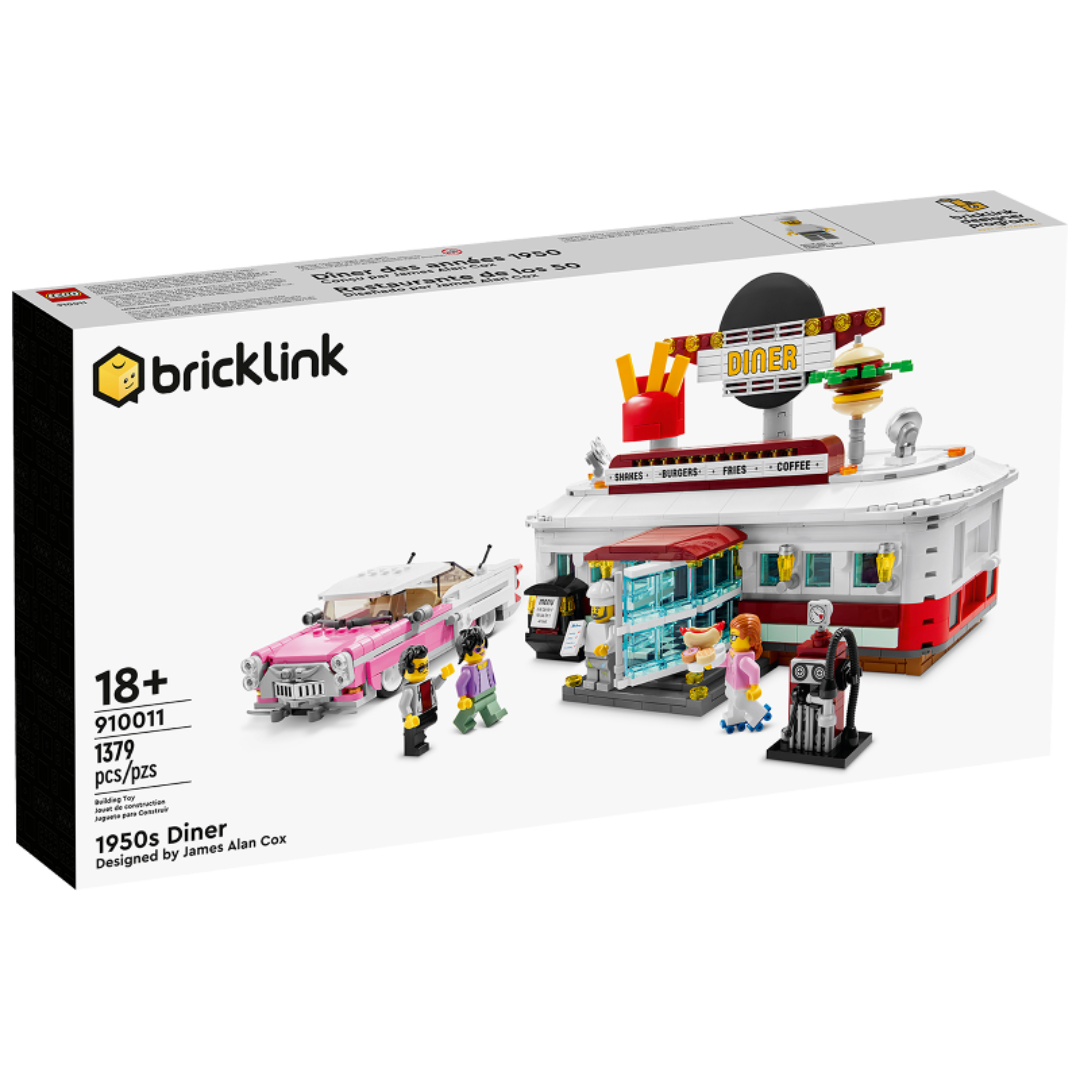 910011 1950s Diner New Sealed | Wapi Bricks LLC