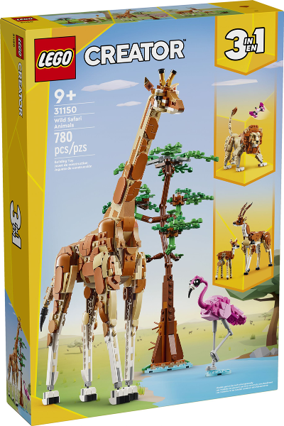 31150 Wild Safari Animals | Wapi Bricks LLC