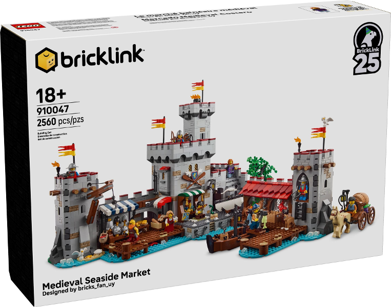 910047 Medieval Seaside Market | Wapi Bricks LLC